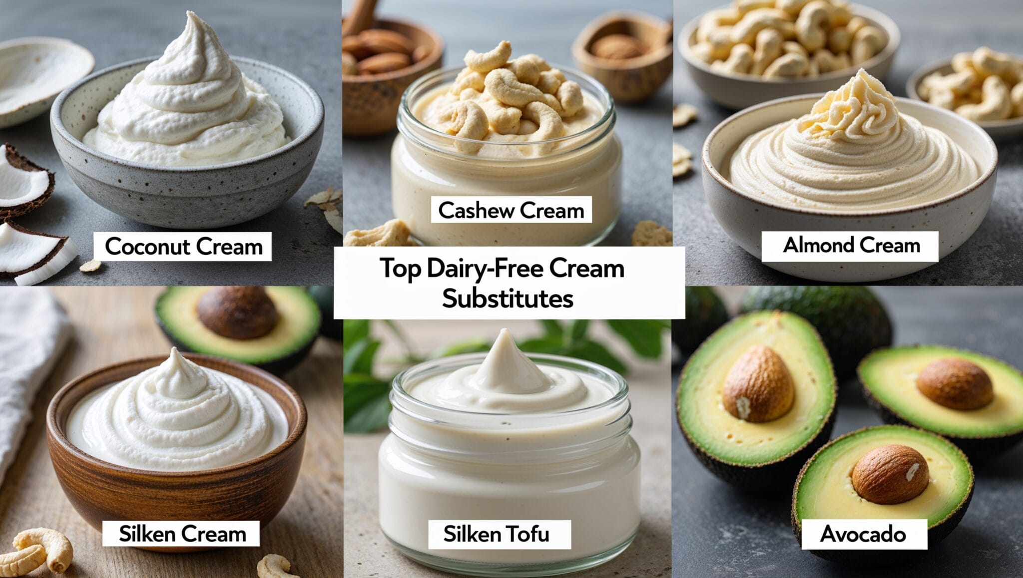 Dairy-Free Cream Substitutes: 7 Best Alternatives for Every Recipe