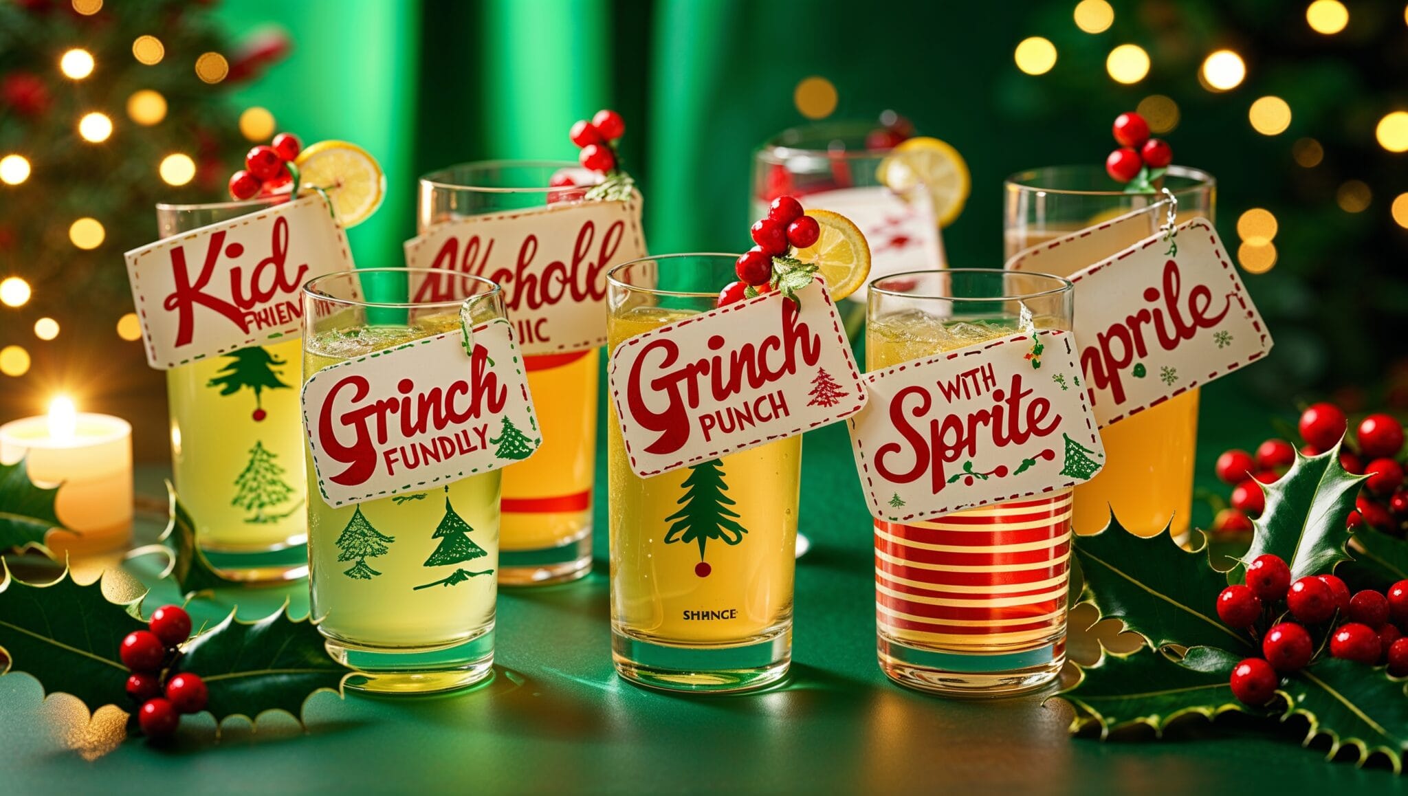 Grinch Punch Recipe: The Best 5-Minute Holiday Drink Ever!